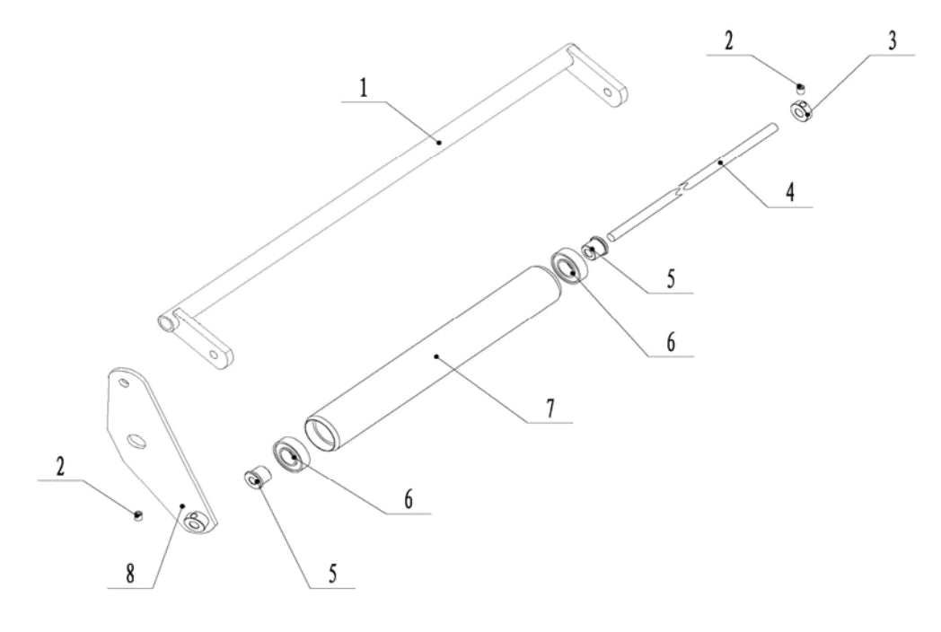 FR‐20 ‐ (20'' Front Roller Assembly) – zampree.com